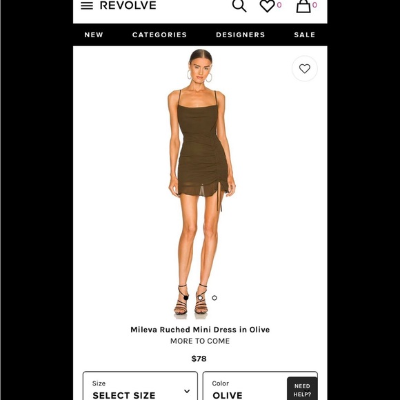 REVOLVE | Dresses | Green Mini Dress From Revolve | Poshmark